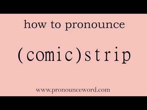 (comic)strip. How to pronounce the english word (comic)strip .Start ...