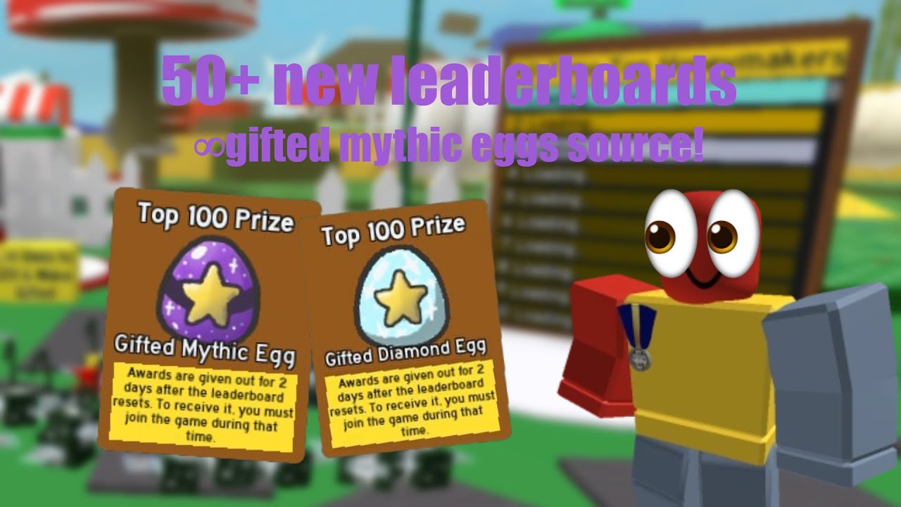 The NEW leaderboards could give INFINITY gifted mythic eggs! - bee ...