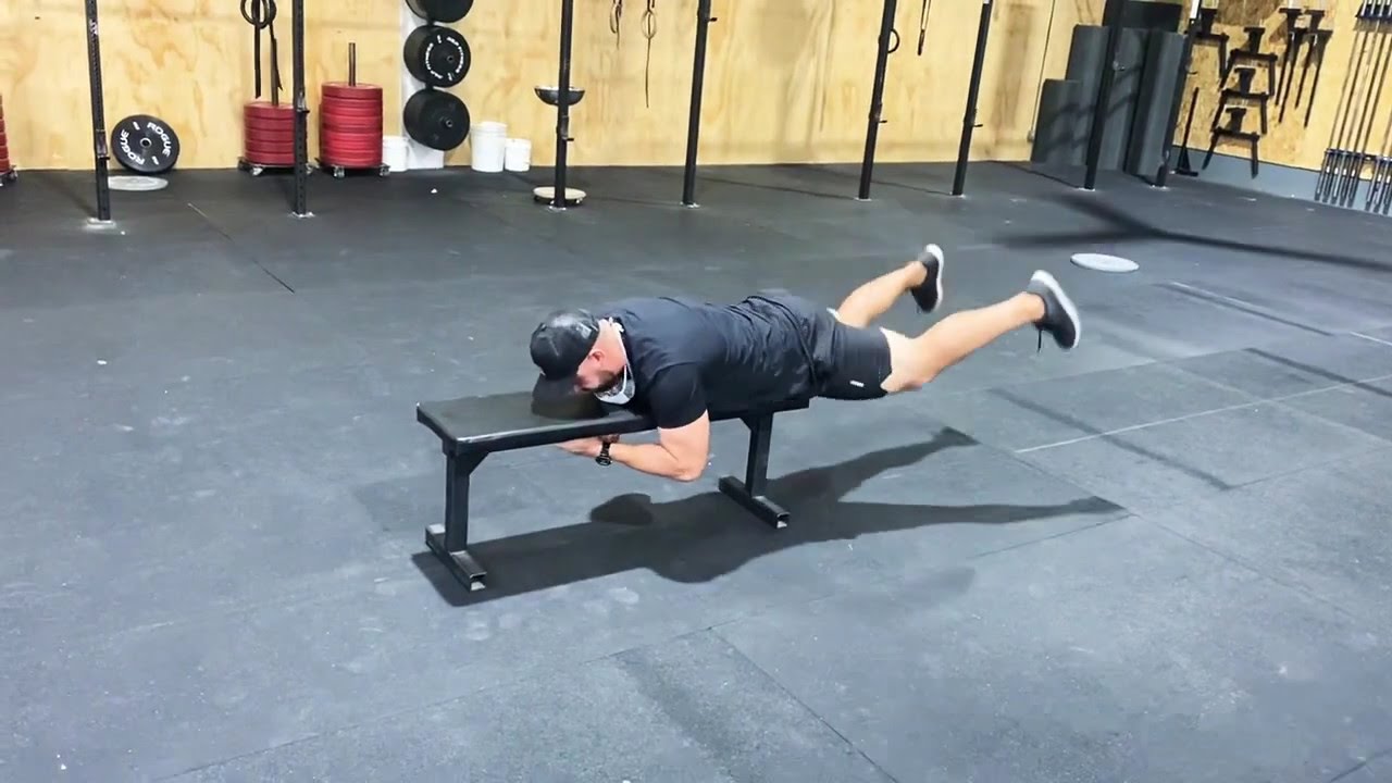 Bench Reverse Hypers - YouTube