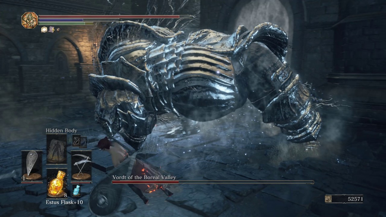 Friede's Great Scythe, weapon art only. Vordt. - YouTube