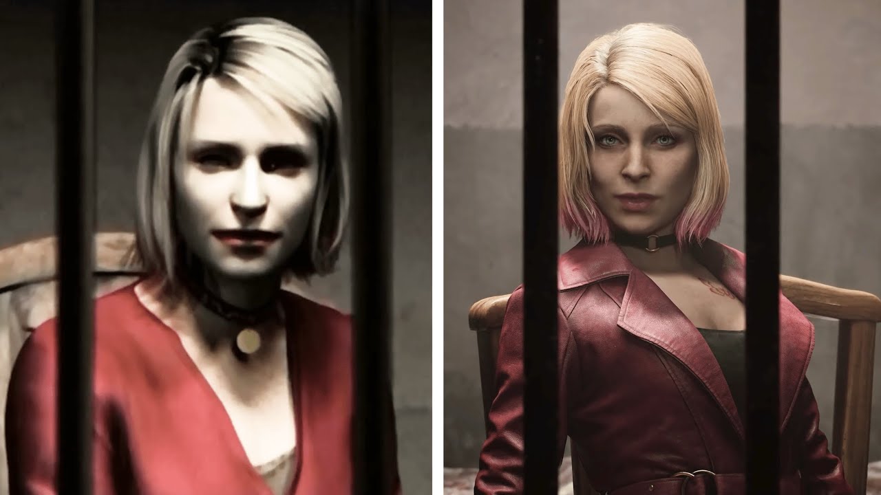 SILENT HILL 2 - Original Vs Remake Maria Comparison - YouTube