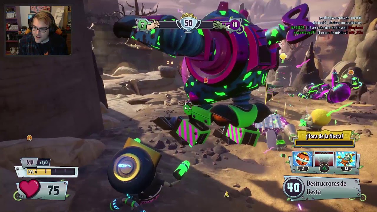 NUEVO MODO PELEA CON EL BOOGIE - Plants vs Zombies Garden Warfare 2 ...
