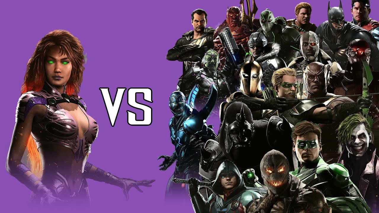 Starfire VS The Boys - All Intro Dialogues | INJUSTICE 2 - YouTube