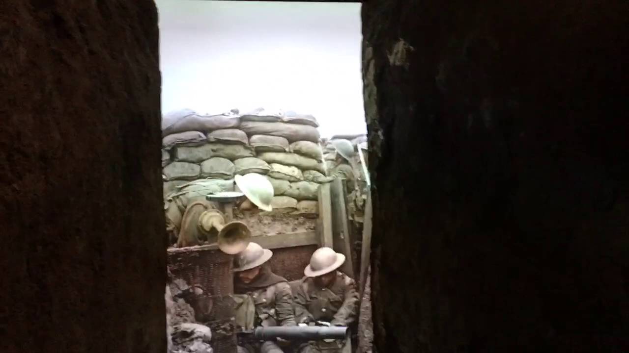 Imperial war museum WWI trench simulation - YouTube