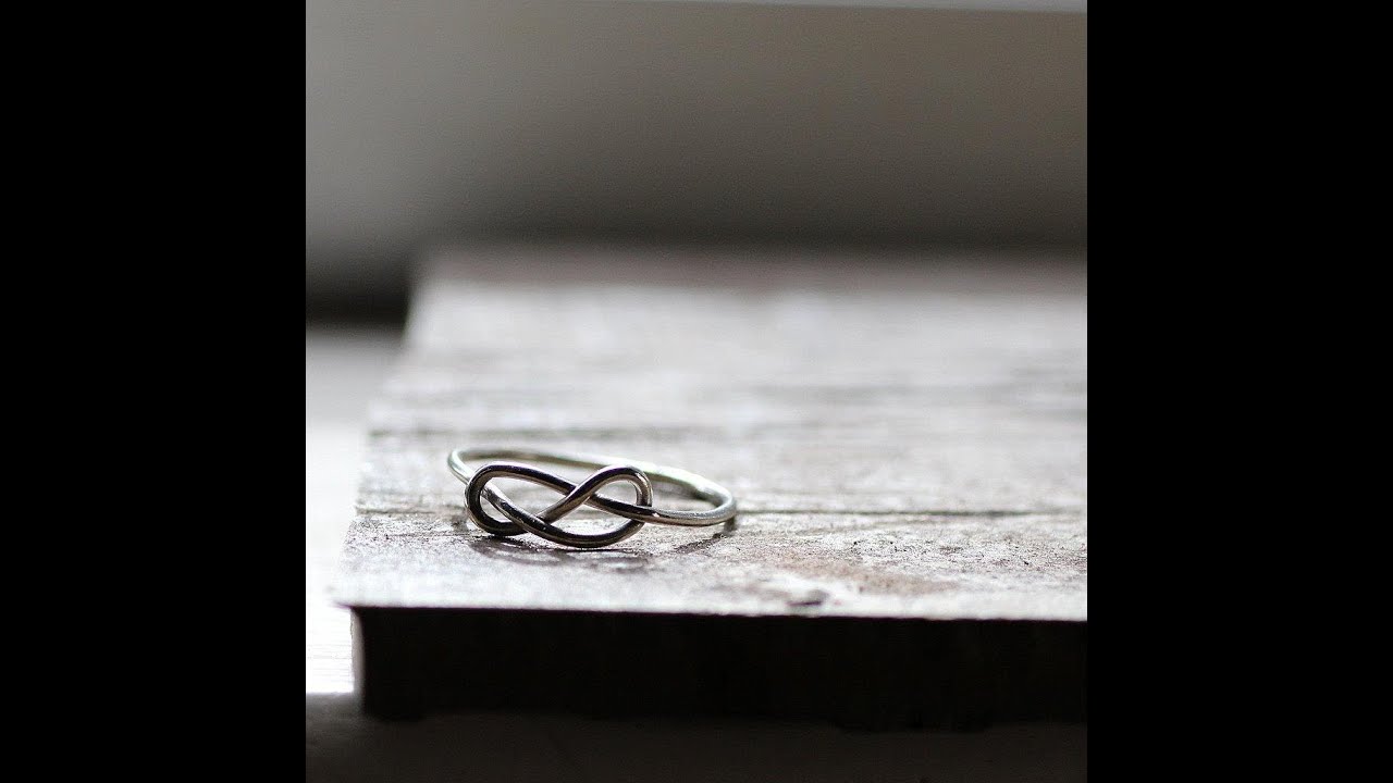 How to make a sterling silver infinity knot ring in any size ...