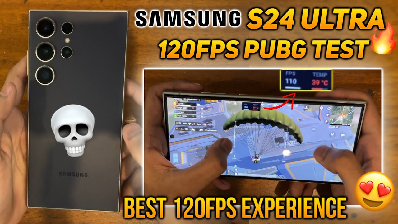 Samsung S24 Ultra 120FPS PUBG Test🔥 | Best 120FPS Gaming😍💀 - YouTube