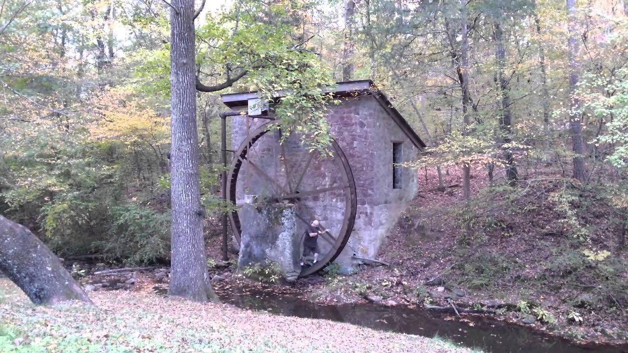 old water wheel power generator - YouTube