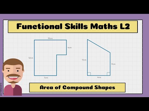 Functional Skills Maths Area of Compound Shapes - YouTube