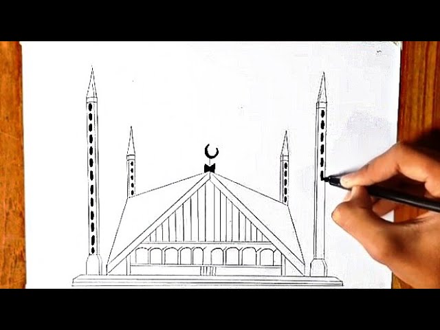 Faisal Mosque Sketch