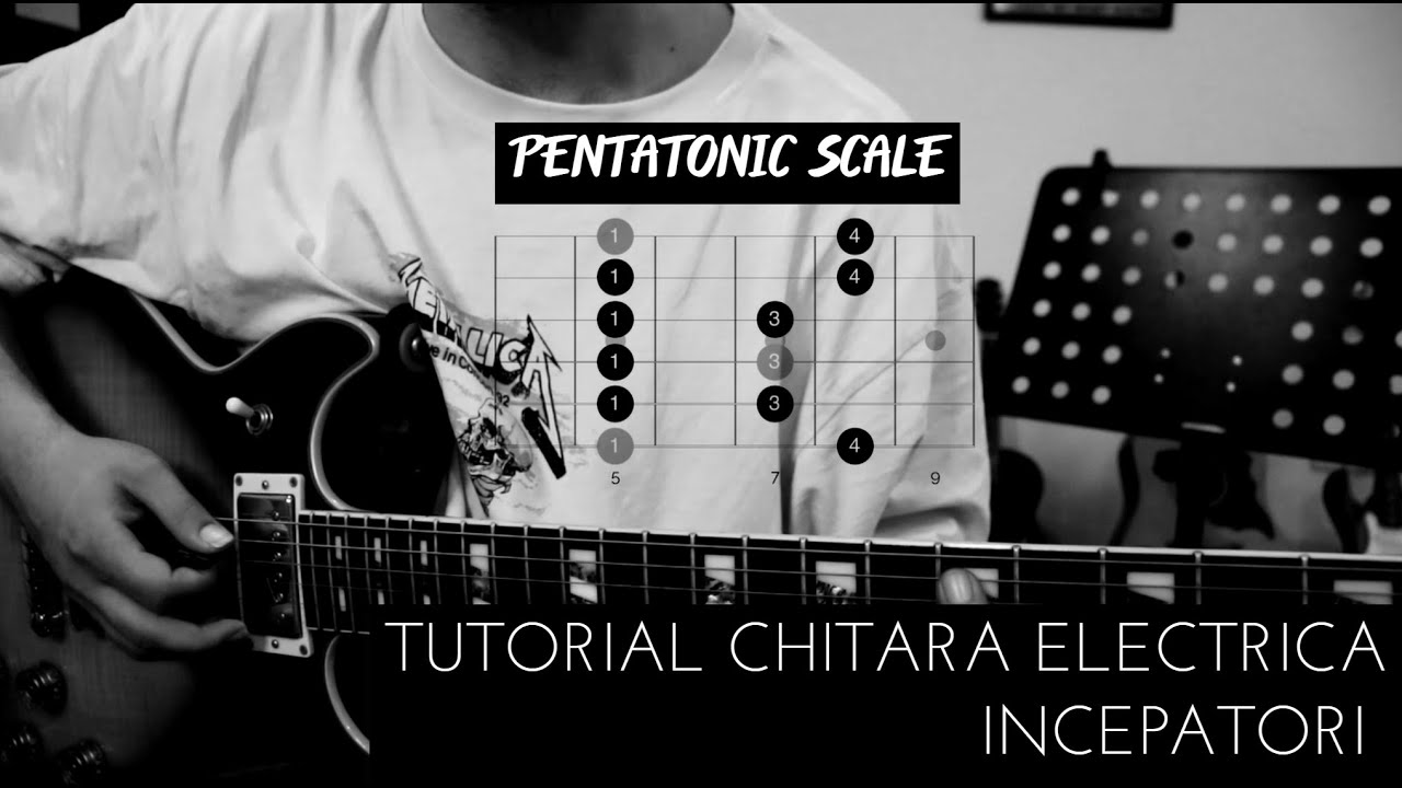 Cum improvizam la chitara. Gama Pentatonica //// TUTORIAL CHITARA ELECTRICA INCEPATORI - YouTube