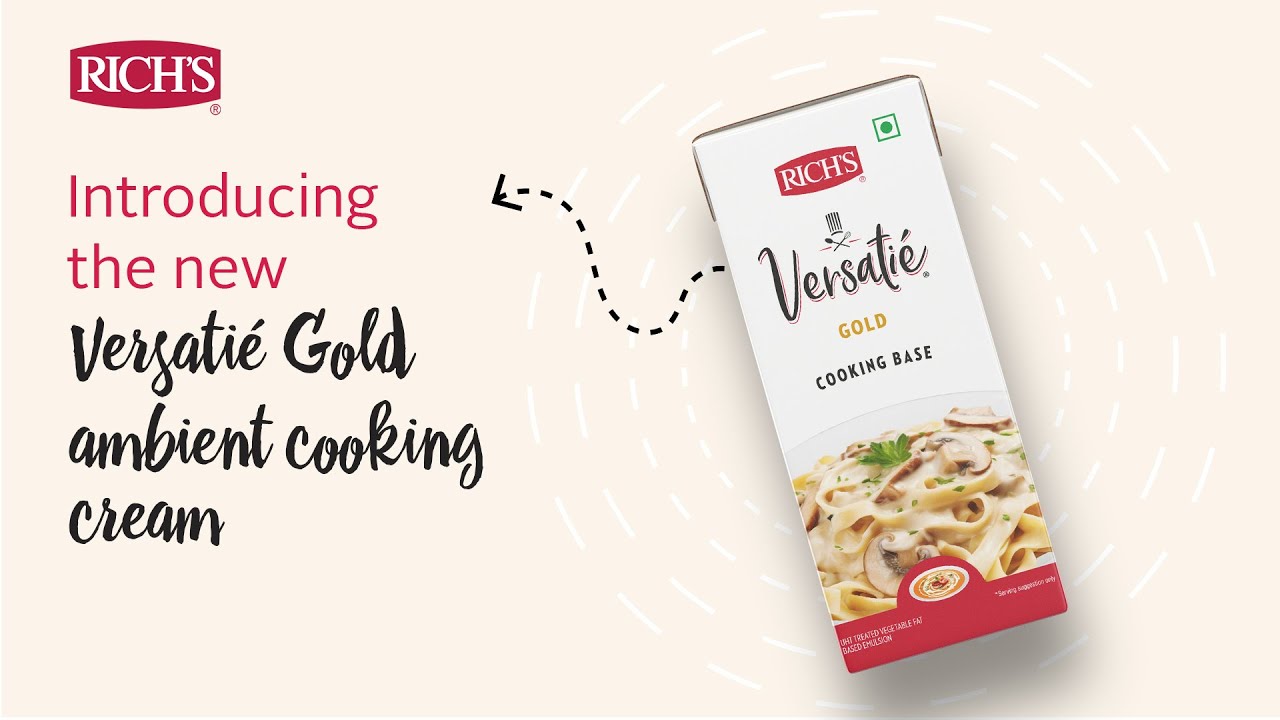 Launch | Rich's Versatie Gold Cooking Cream - YouTube