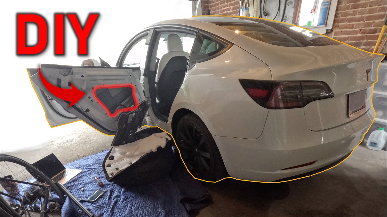 How to Replace and Fix a Tesla Model 3 Window Regulator Motor - YouTube