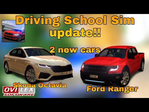 Driving School Sim Update | 2 News Cars & GPS Bug | Android & iOS - YouTube