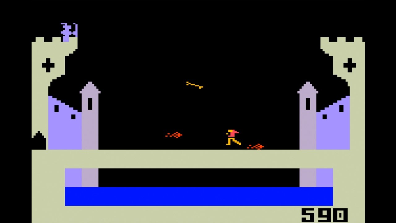 Dragonfire Game Play - Mattel Intellivision Game (Imagic 1982) - YouTube