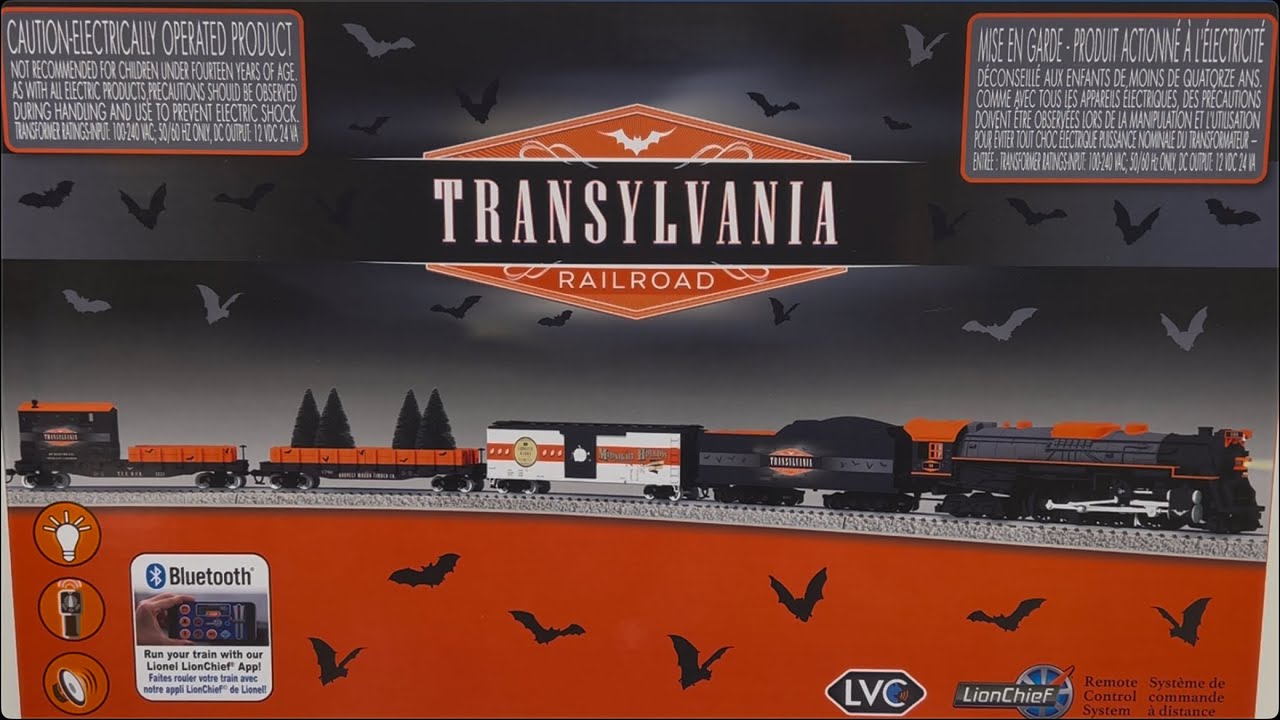 Lionel HO Transylvania Railroad Halloween Freight Set - YouTube