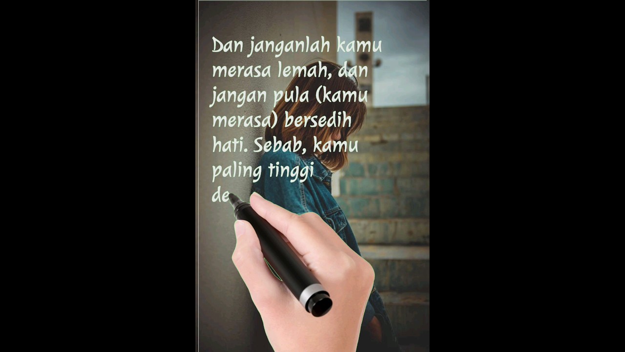 jangan merasa lemah#islam #recitation #quotesislami #quotes - YouTube