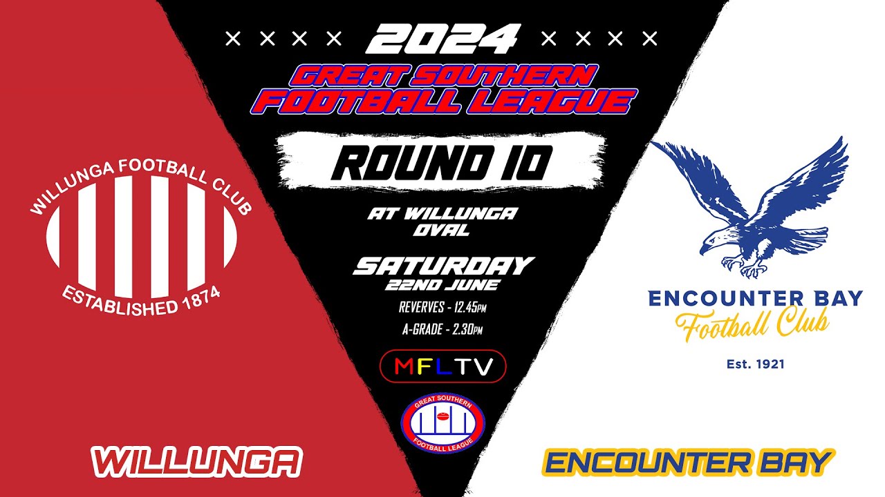 GSFL - Round 10 - Reserves - Willunga Vs Encounter Bay At Willunga Oval ...