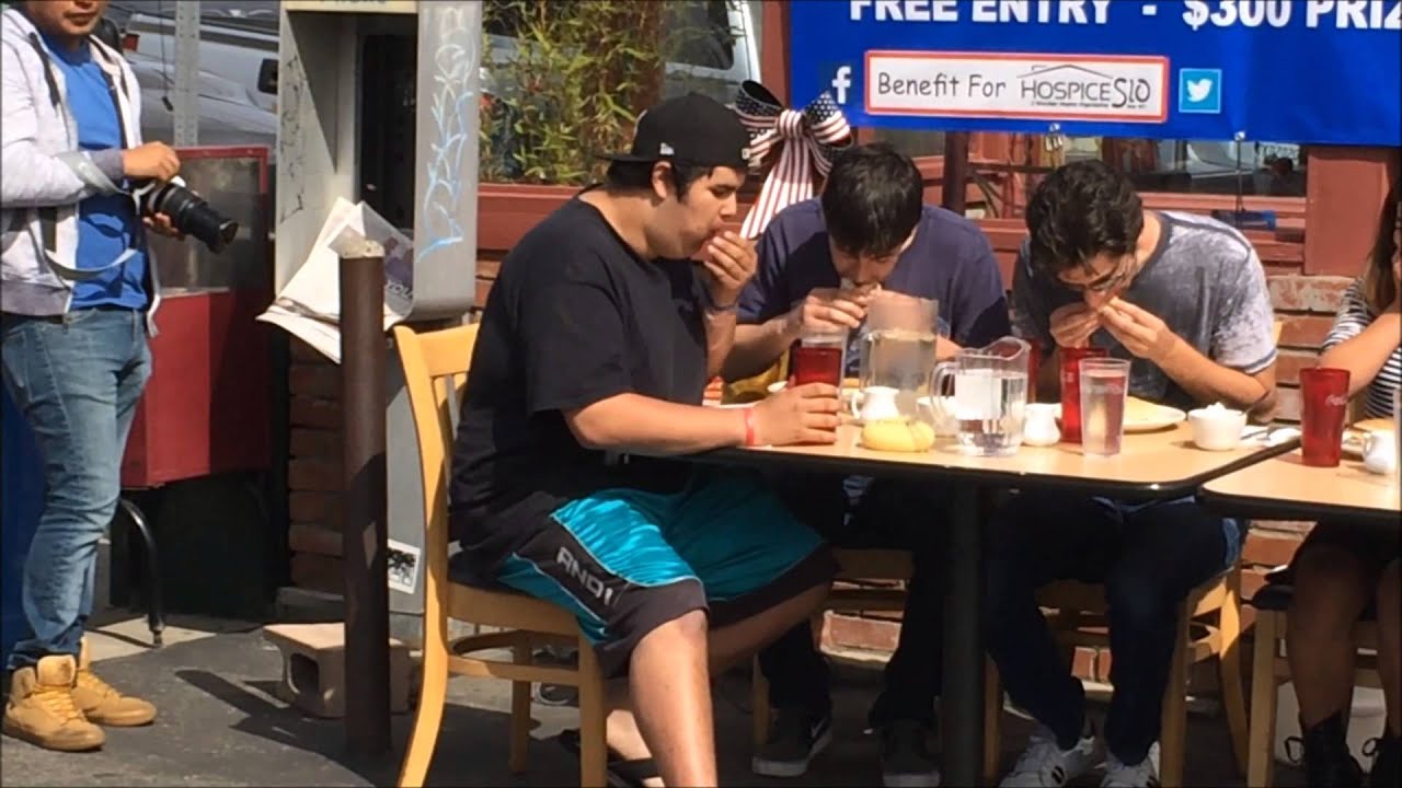 Penny's 6th Annual Pancake Eating Contest - YouTube