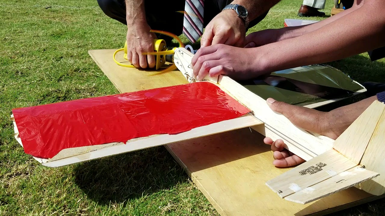 Control line plane crash - YouTube