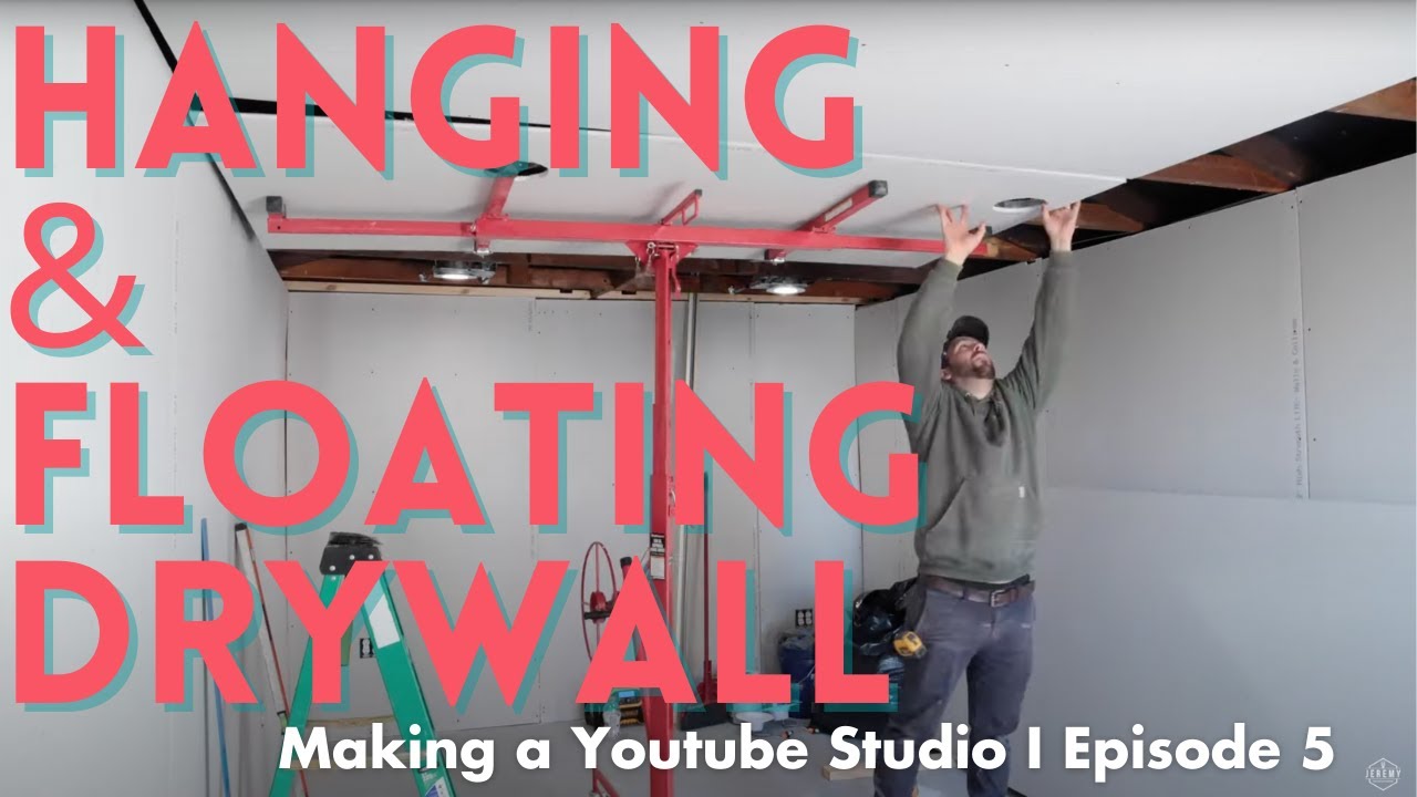 Garage Reno 5 I Hanging and floating drywall, how will the space be ...