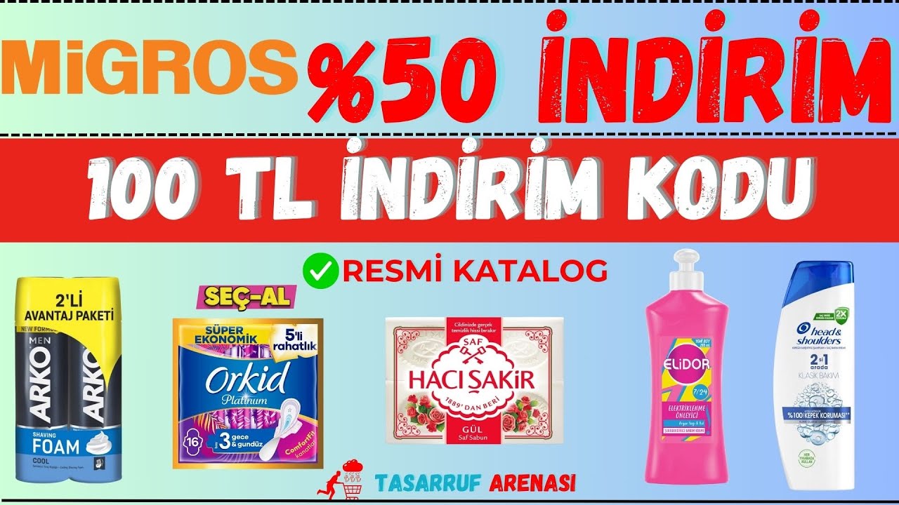 MİGROS Haftanın Fırsat İndirimleri🔥| %50 İndirim | RESMİ Katalog | 18 ...