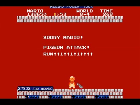 Sunsoft Mario Bros.: Pigeon Attack (Epilepsy Warning?) - YouTube