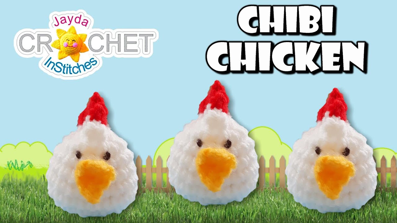 Chibi Chubby Tubby Chicken - Amigurumi Crochet Pattern & Tutorial - YouTube