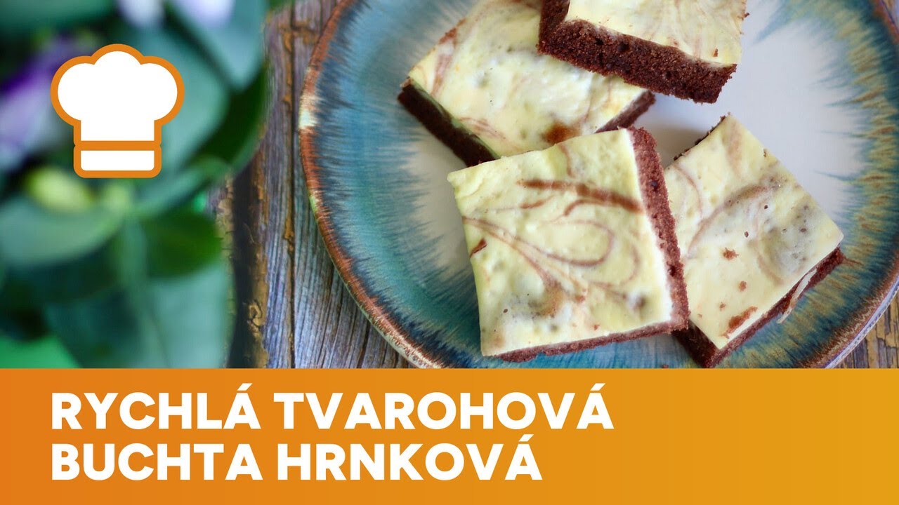 Rychlá tvarohová buchta hrnková - YouTube