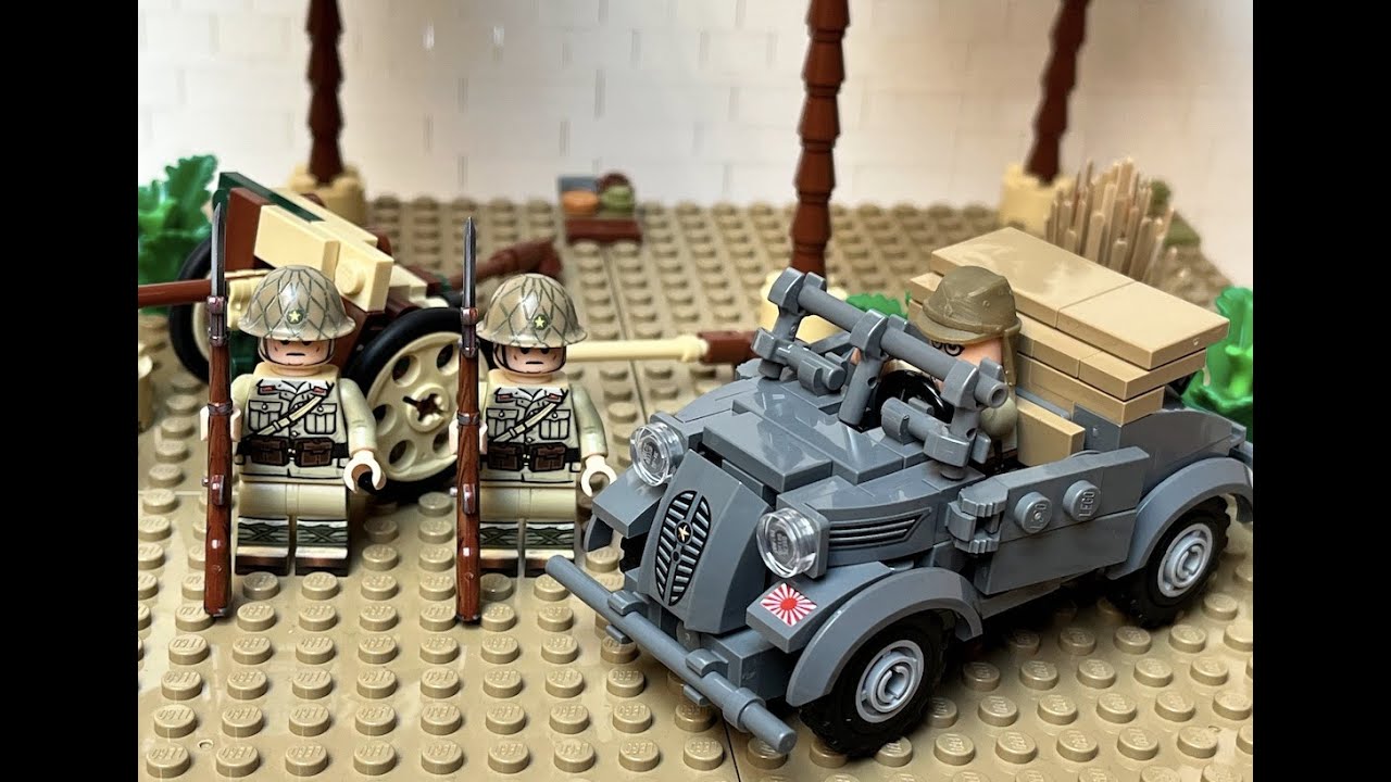 Custom LEGO Brickmania Kurogane Type 95 Japanese Staff Car and ...