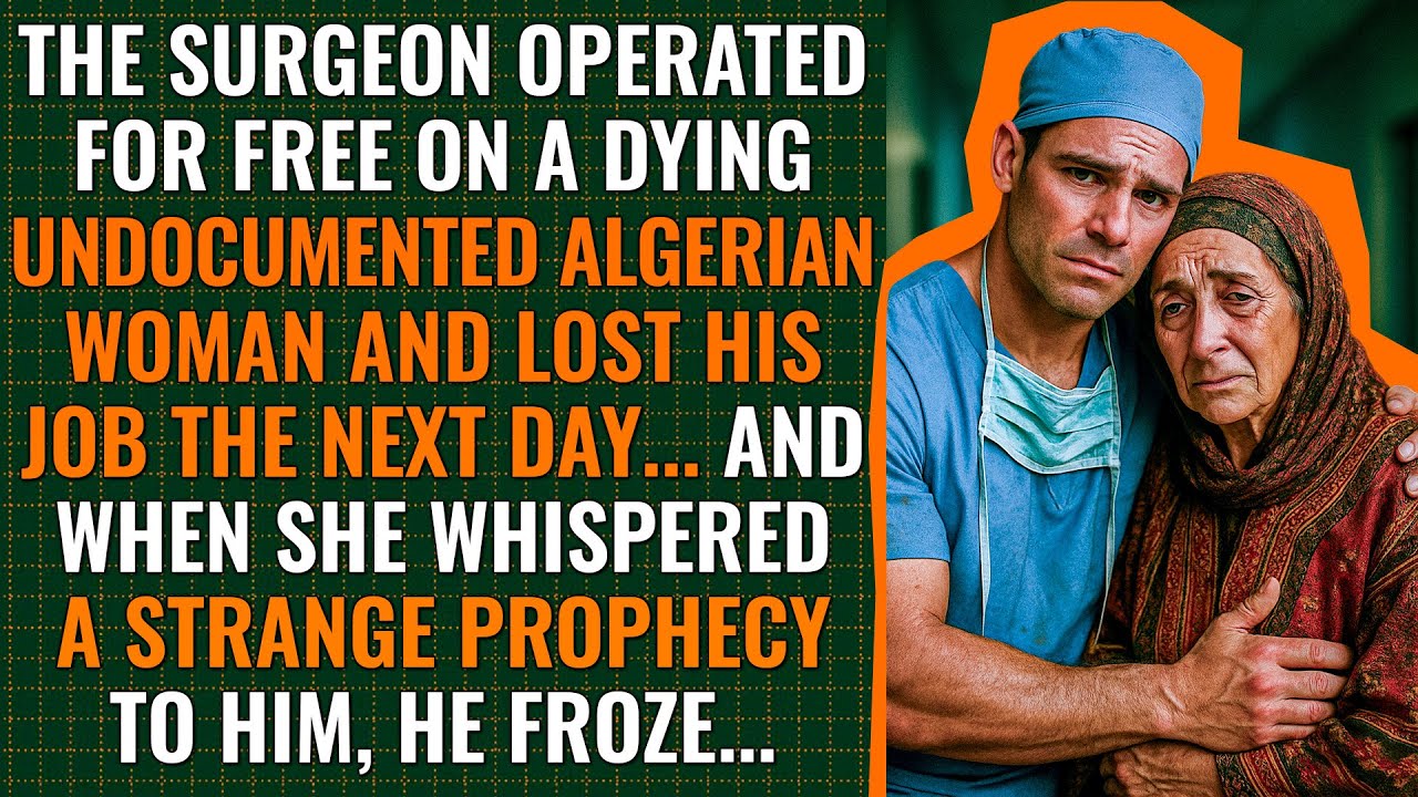 The surgeon operated on a homeless Algerian woman for free, and the ...