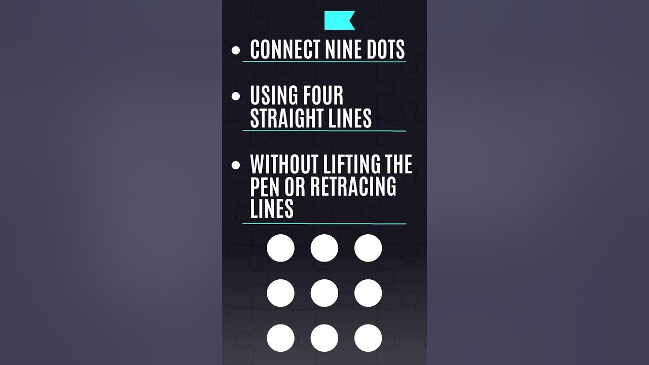 Connect 9 Dots With 4 Lines No Pen Lift Puzzle Solution YouTube connect-9-dots-with-4-lines-no-pen-lift-puzzle-solution-youtube