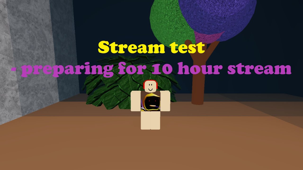 Starting to livestream again - stream testing | Roblox Livestream - YouTube