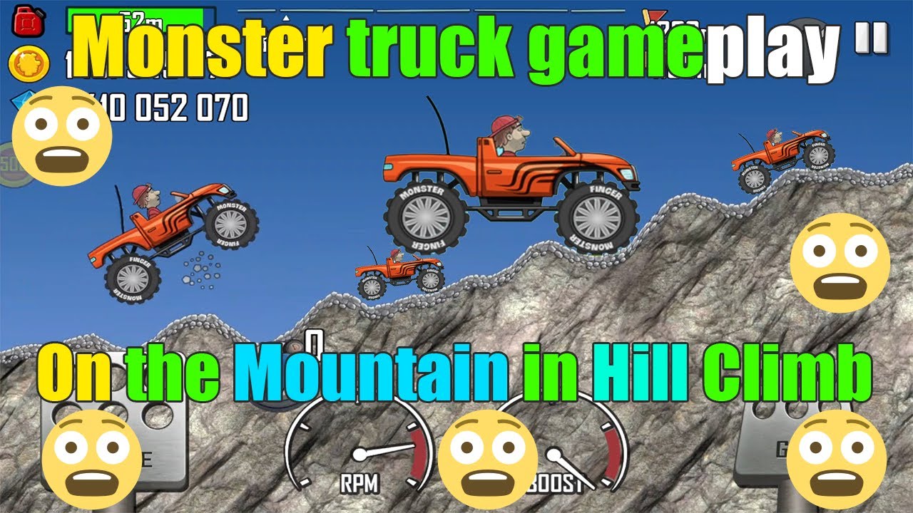 Viral Monster Truck Gameplay on Mountain Gives Hill Climb Racing a New ...