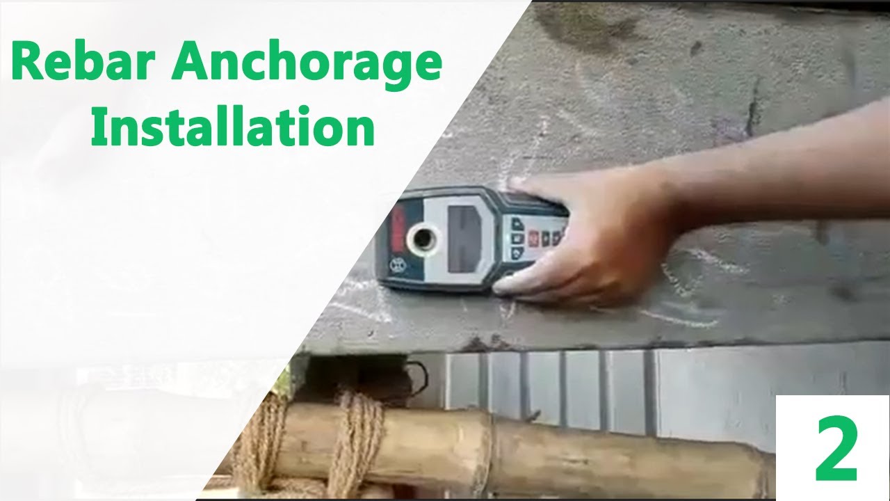 Rebar Anchorage Installation and Extension of Slab Part 2 - YouTube