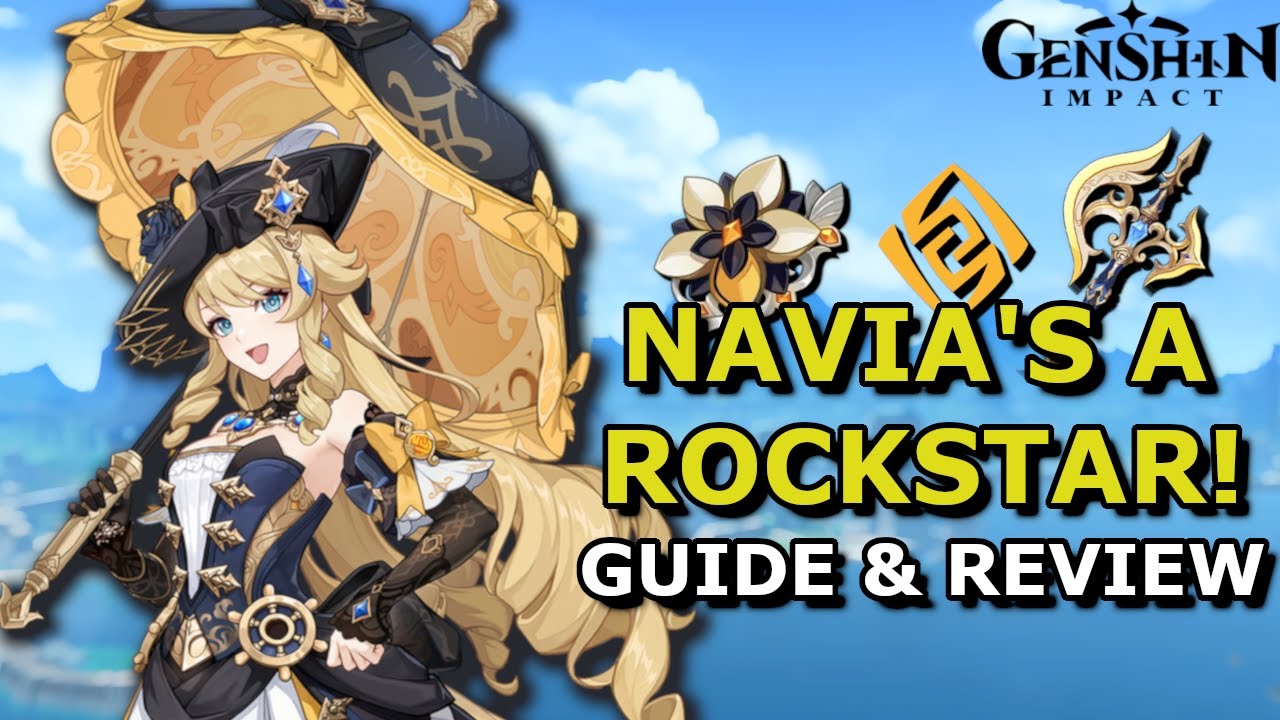 Geo's Strongest Soldier!? Navia Guide & Review | Genshin Impact - YouTube