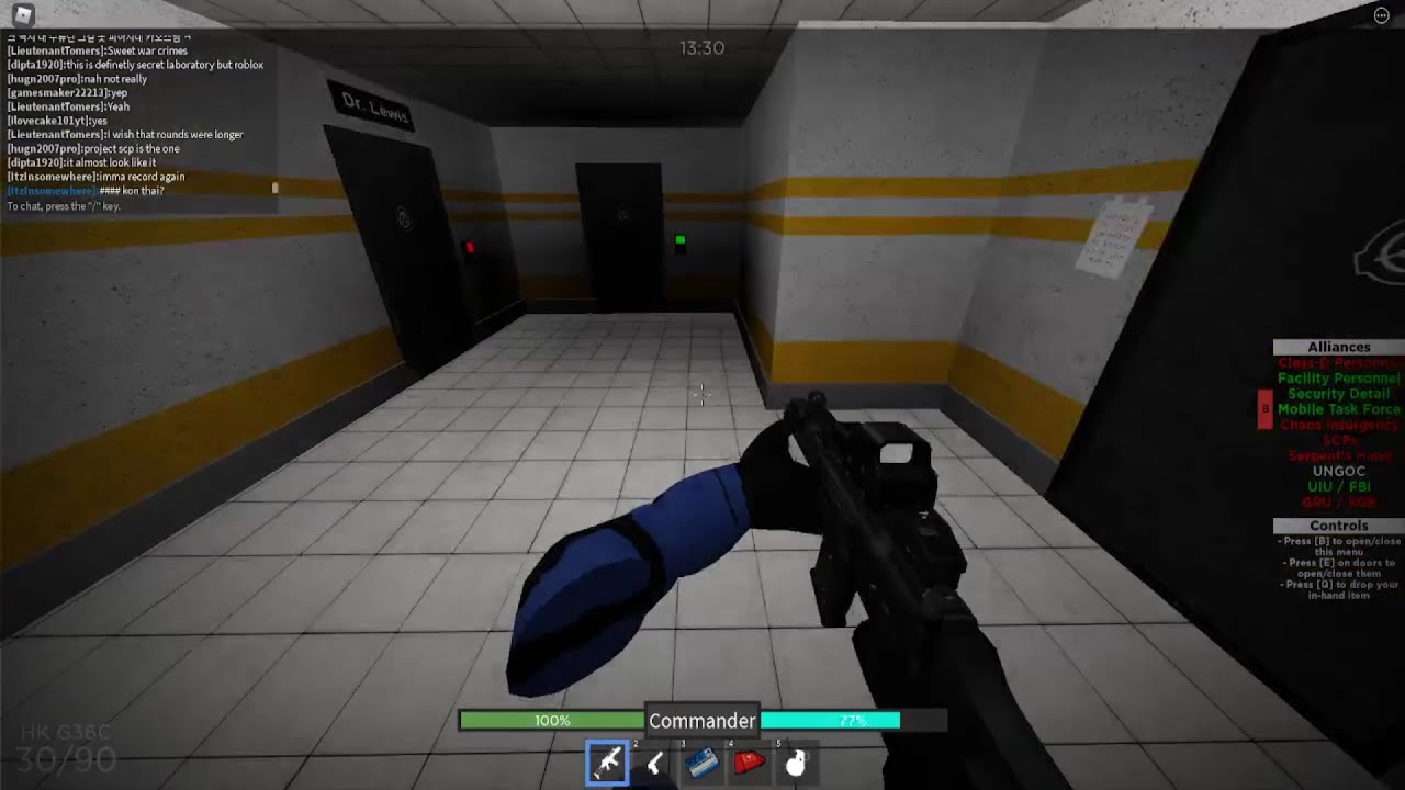 SCP rbreach Part1- Commander - YouTube