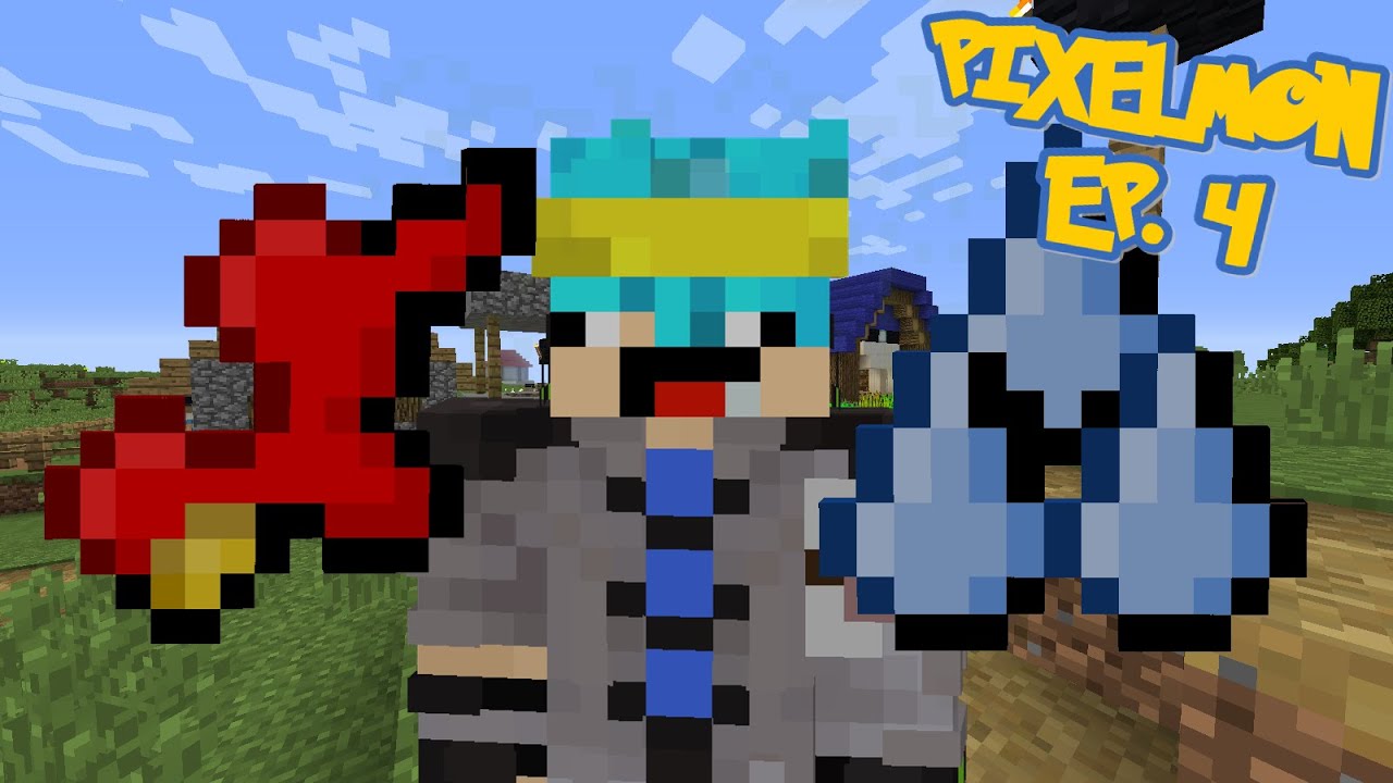 Beating the Fire and Water Gym! | Pixelmon Ep. 4 - YouTube