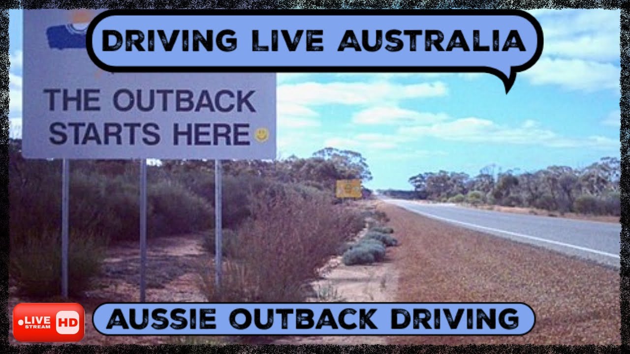 Aussie Outback Driving - Driving LIVE with SARGE - YouTube