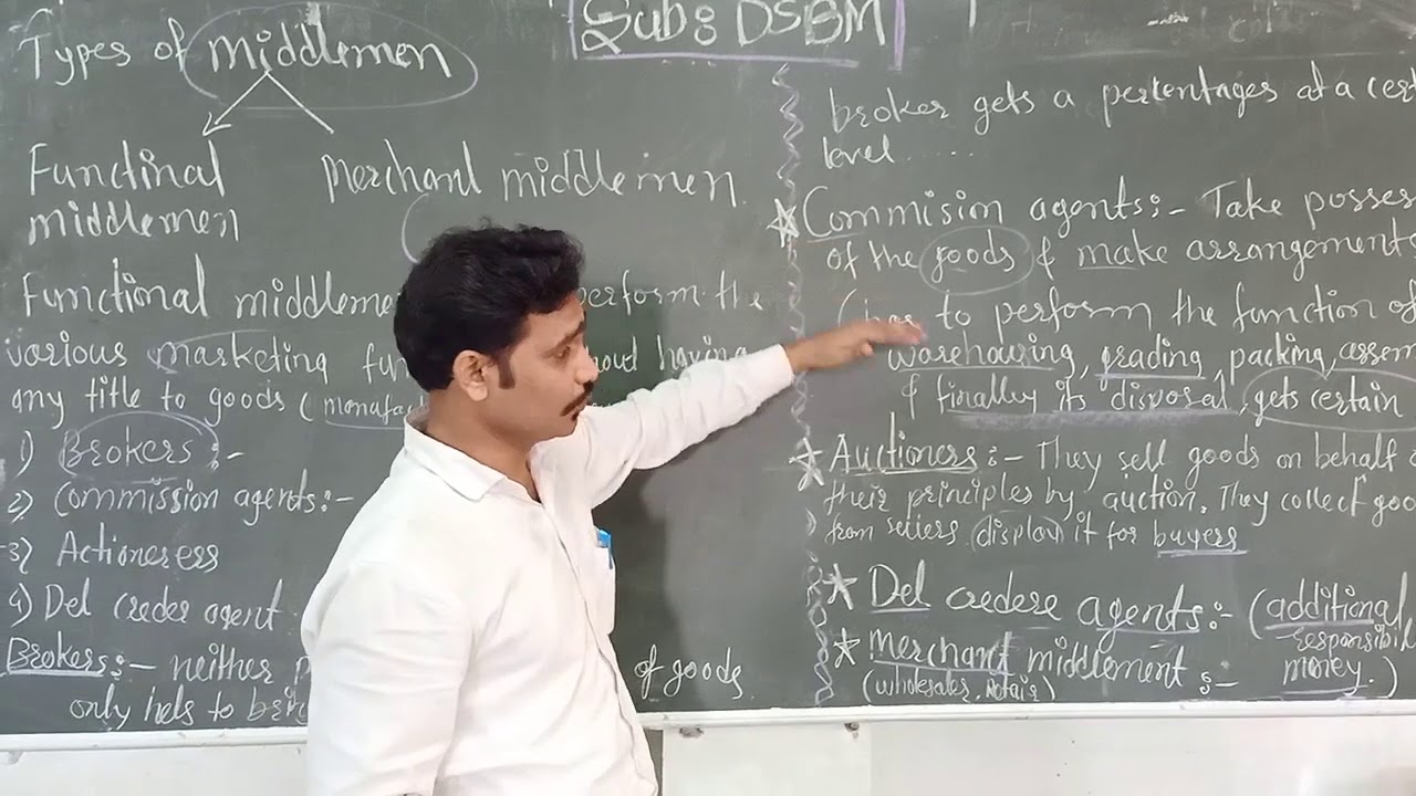 Types of Middlemen - YouTube