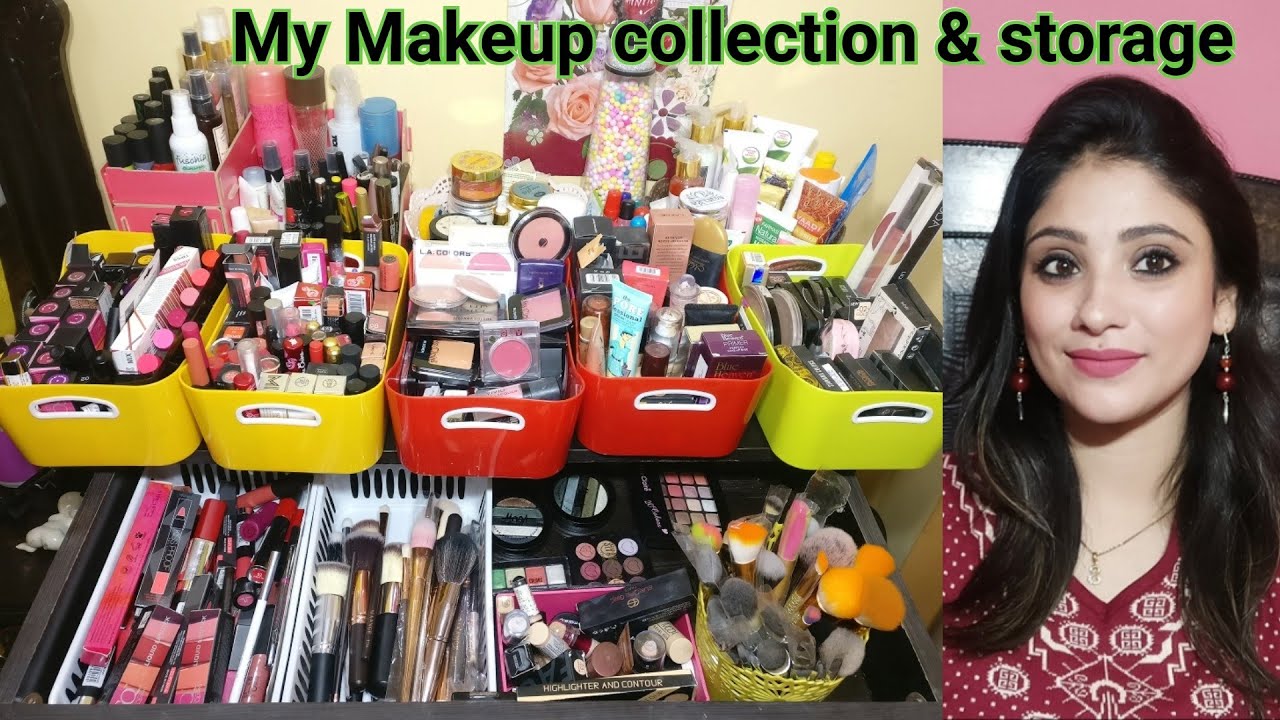 MY MAKUP COLLECTION & STORAGE 2017 || SHYSTYLES - YouTube