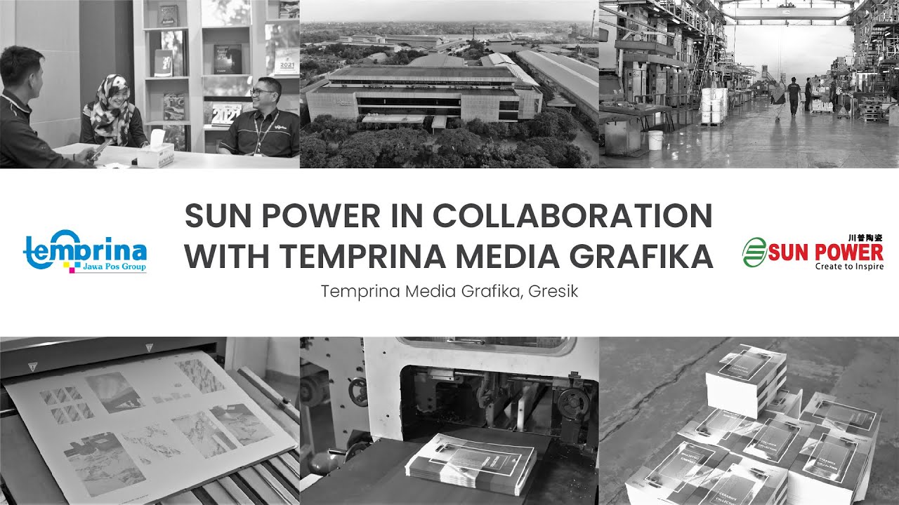 Collaboration | Temprina Media Grafika | Sun Power Ceramics - YouTube