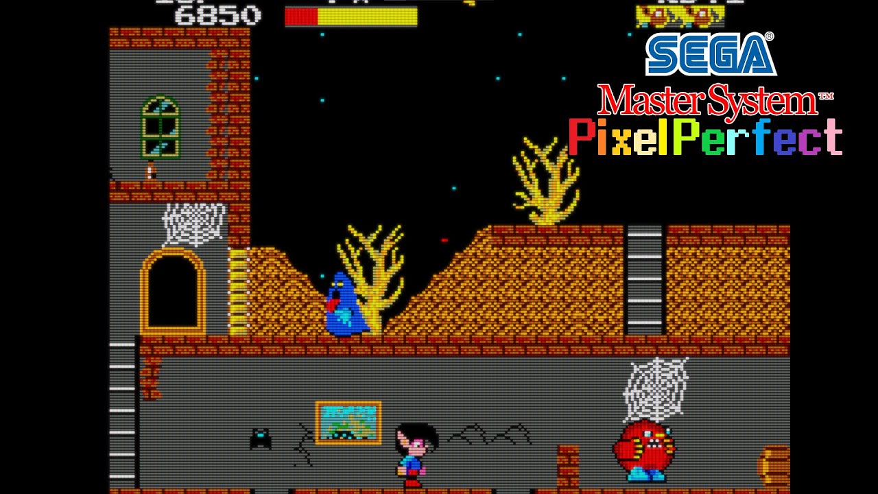 Ghost House - Master System PIXEL PERFECT Gameplay (4K 60FPS) - YouTube