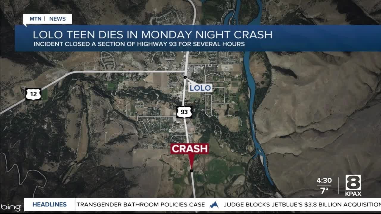 1 killed, 1 injured in 4-vehicle crash near Lolo - YouTube