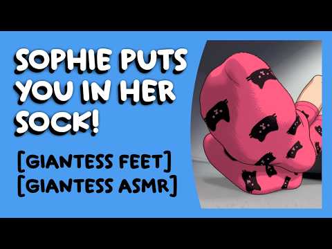 Giantess Socks ASMR! 😇 [F4A] [Giantess Feet] [Smothering] [Whispered] [Sleep Aid]