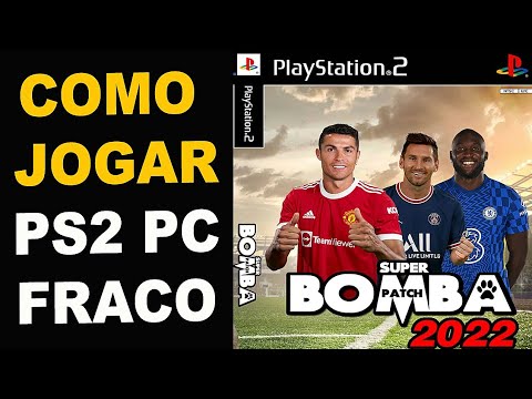 COMO JOGAR PLAY STATION 2 PC FRACO/SUPER BOMBA PATCH (WE10/PS2) - YouTube