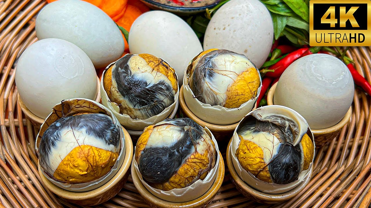 Yummy Local Food Baby Duck Eggs | Would You Eat? @foodatasty - YouTube