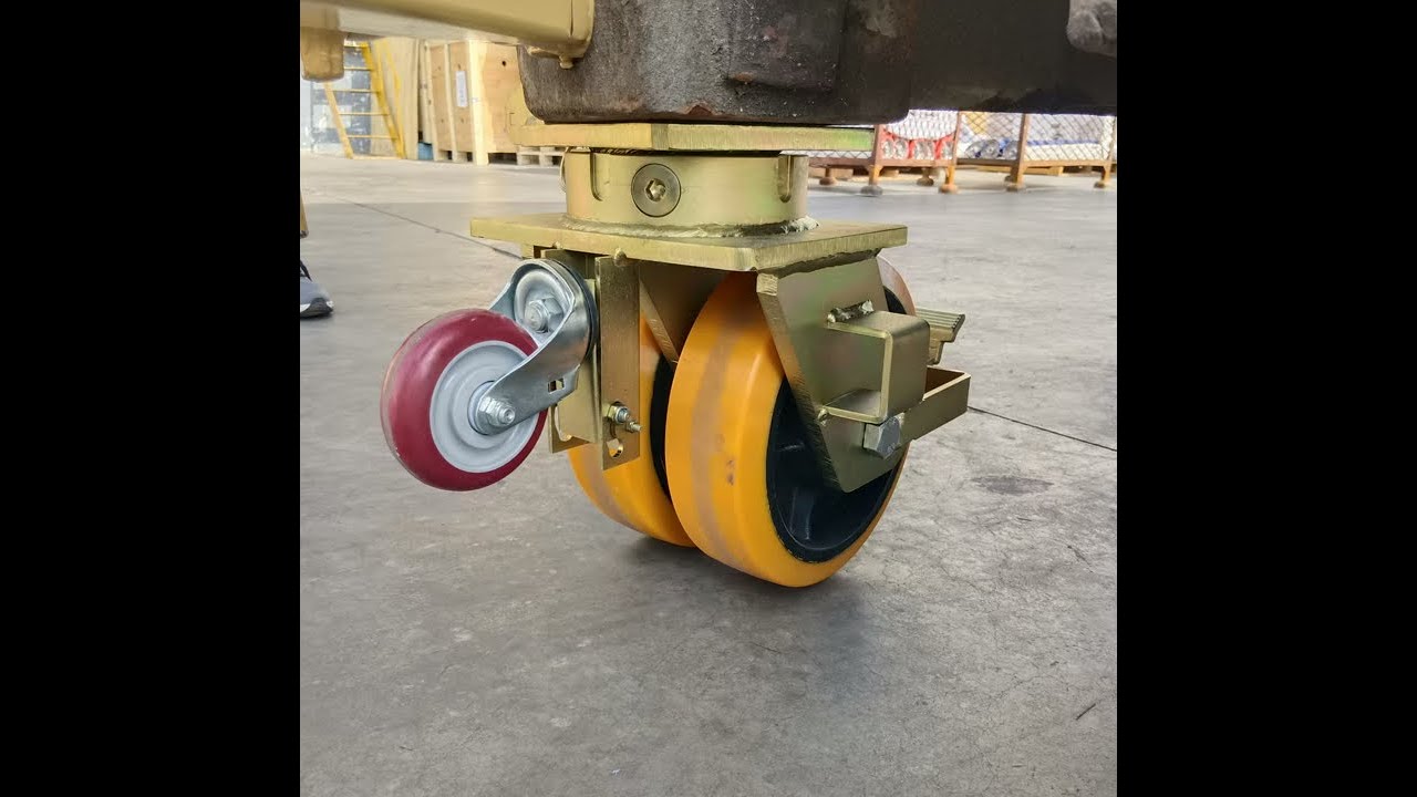Instruction video shipping container casters Twistlock Dynamics Pro ...