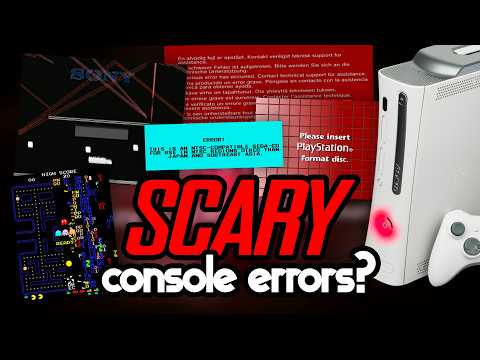 game console errors are really unnerving
