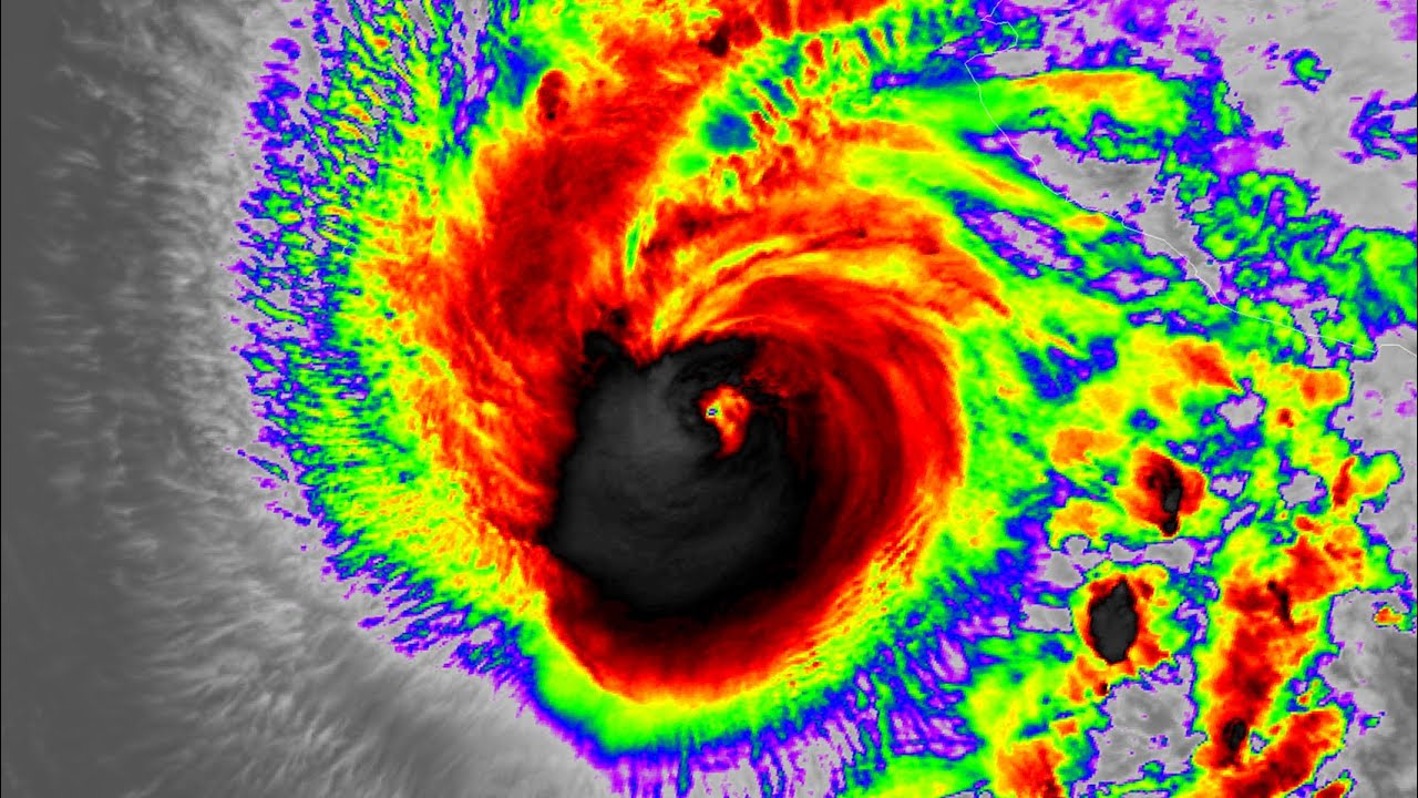 Infrared Satellite Video of Hurricane Norma (2023) - YouTube