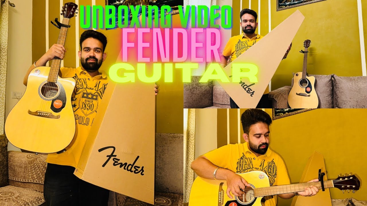 Fender Guitar FA-125CE Full Unboxing And Review Video #fender # ...